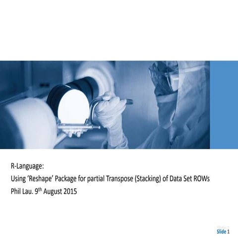 Rlangauge reshape syntax | PPTX | Programming Languages | Computing