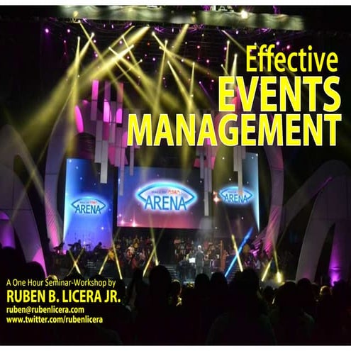 Effective Events Management for Non Profit (NGO) | PDF