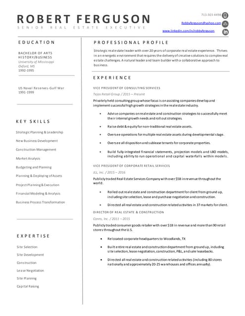 Resume for Scott _2 (1) | DOCX | Business | Business and Finance