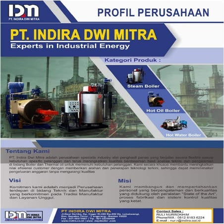 Company Profile PT Indira Dwi Mitra | PDF