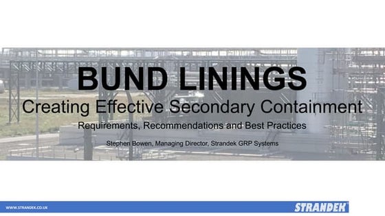 Bunding and spill management guidelines | PDF | Environmental Services ...