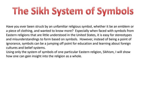 Sikhism | PPT