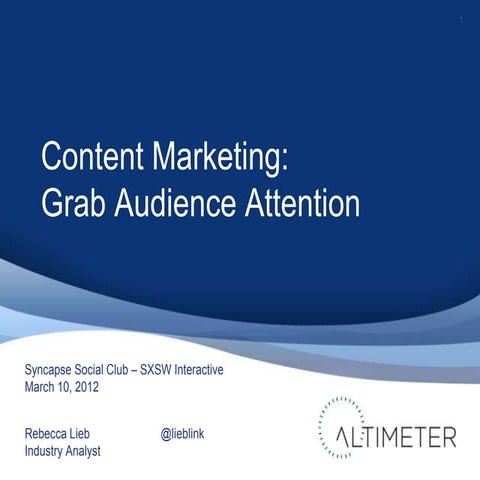 Content: Grab Audience Attention | PPTX