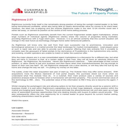 Rightmove 2.0 | PDF