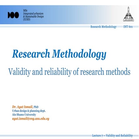 Research Methodology 7 | PPTX