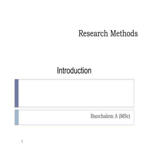 RM-Chapter 1.pptx and research me andthods | PPT