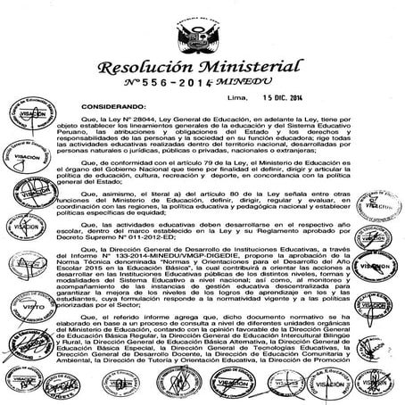 Rm minedu-556-2014 | PDF