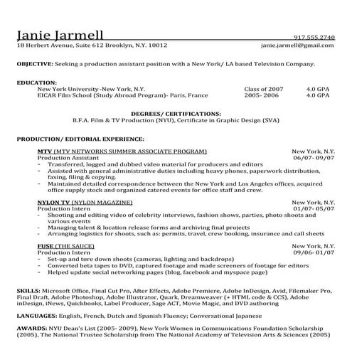 Janelle Coleman Resume | PDF