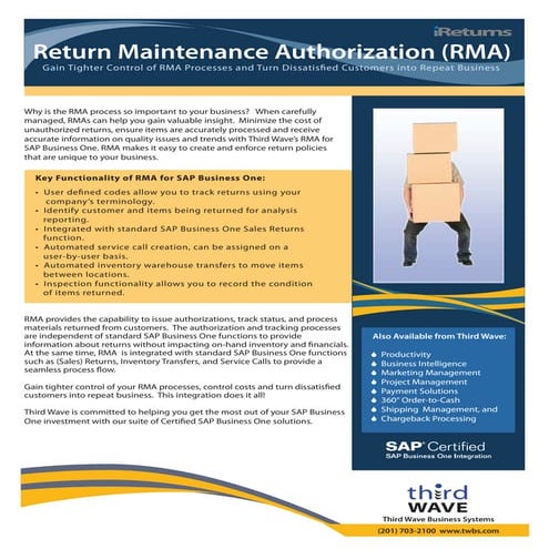 Rma information | PDF