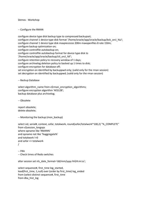 Refresh Standby Using Rman Backup Pdf 8173