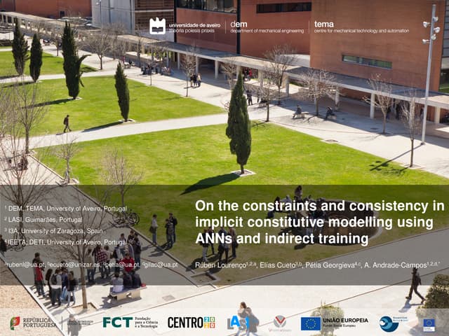 On The Constraints And Consistency In Implicit Constitutive Modelling