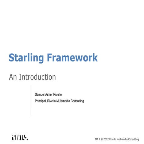 Intro To Starling Framework for ActionScript 3.0 | PPT