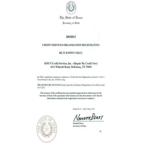 RMCN Credentials | PPT