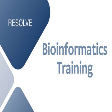 Bioinformatics Certification Course - Rmcode | PPTX