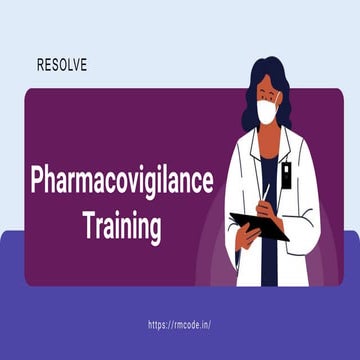 Pharmacovigilance Training | PPT