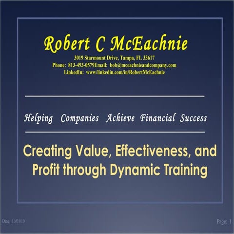 Rmc Strategic Business Value Template Powerpoint 1 | PPT