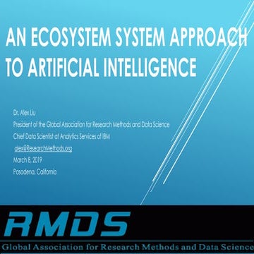 An Ecosystem Approach to Artificial Intelligence | PPT