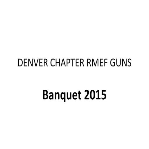 Rmef 2015 (1) | PPTX