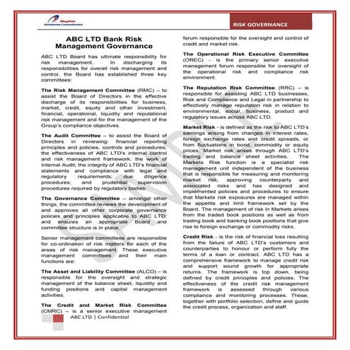 Prudential Practice Guide CPG 220 - Risk Management | PDF