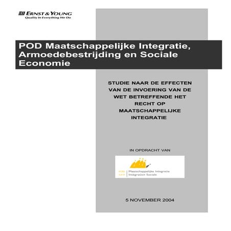 Studieresultaten naar de effecten van de Leefloonwet | DOC