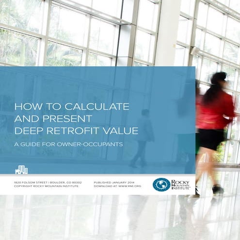 How to Calculate and Present Deep Retrofit Value [Full Report] | PDF