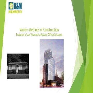 R&M Developments & Property Group Ltd - offsite history elements 2018 full corporate document | PDF