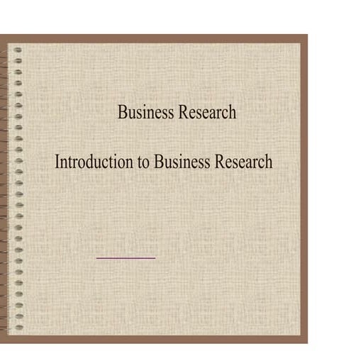 Business research | PDF | Business | Business and Finance