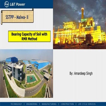 Bearing capacity of rocky strata | PPTX