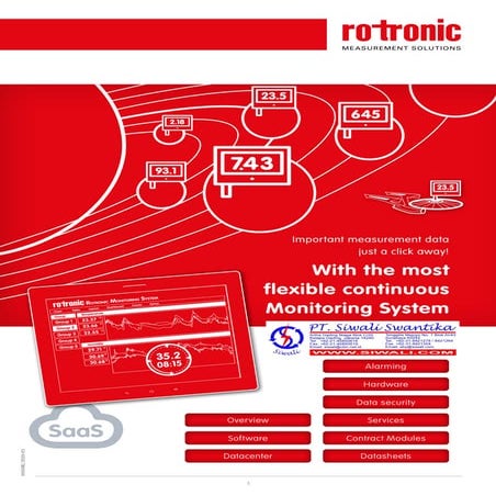 Rotronic RMS Catalog | PDF
