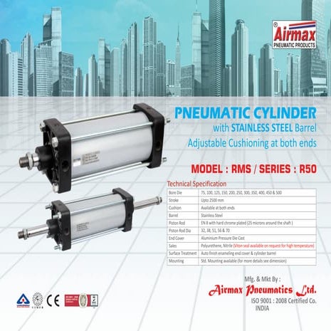RMS Cylinder Manufacturer in India | PPT