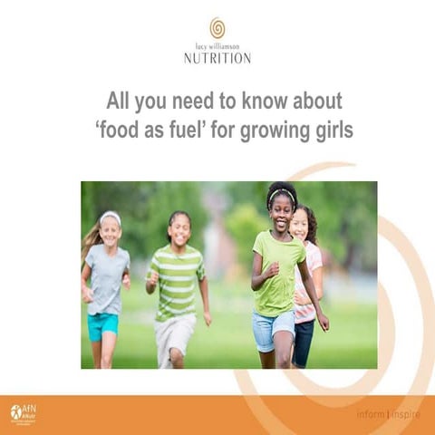 Food as Fuel for Growing girls | PPT