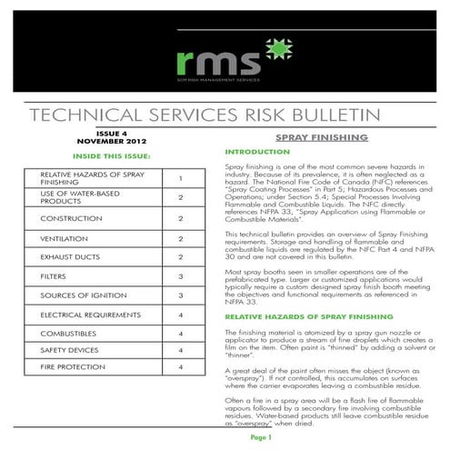 Rms Risk Bulletin Nov 12 | PDF