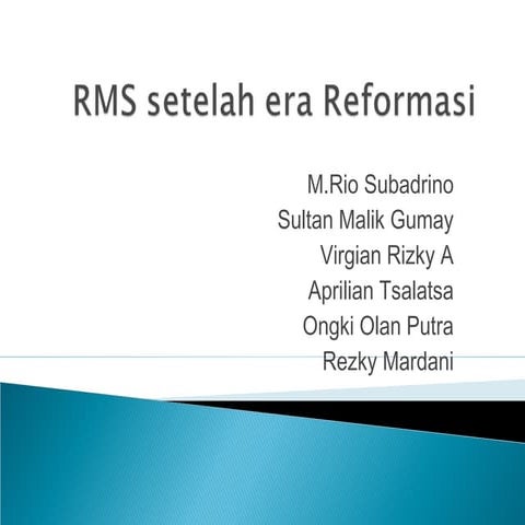 Pemberontakan rms | PPTX