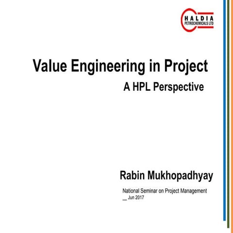 Value engineering case study ppt | PPTX