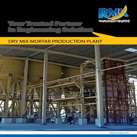 Dry Mix Mortar Plant | Readymix, Automatic & Mini Dry Mortar Machinery ...