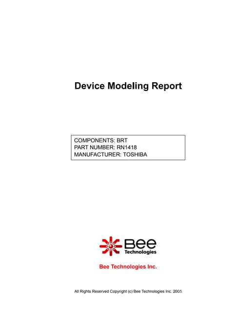 Solar Cell SPICE Model Library Bee Technologies | PDF