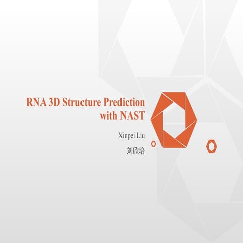 Rna 3D structure prediction with NAST | PPT