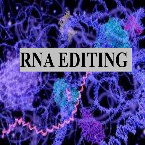 Rna Editing Pptx