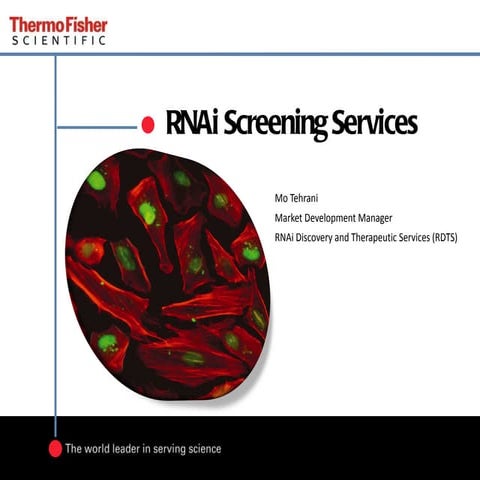 RNAi screening services | PPT