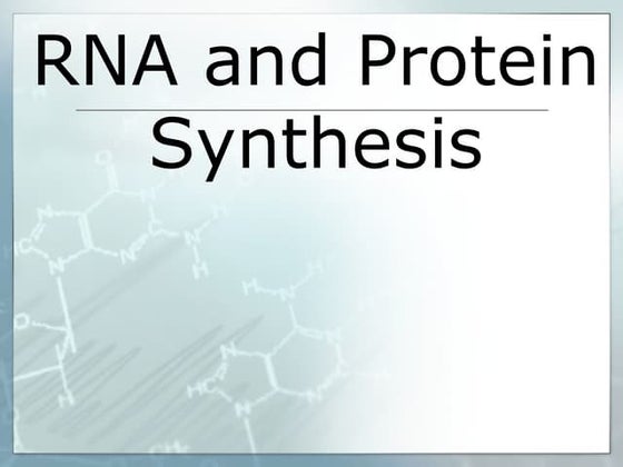 RNA AND ITS TYPES | PPT