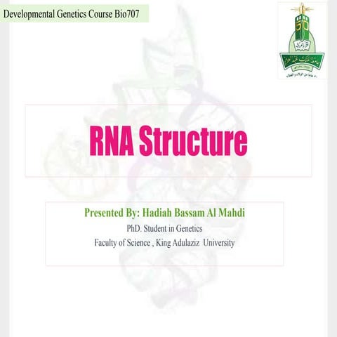 RNA structure | PPT