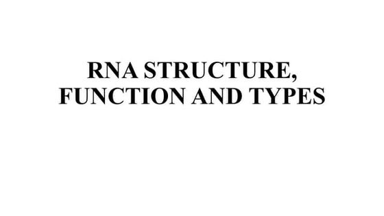 Polycistronic and monocistronic RNA | PPTX