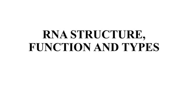 Polycistronic and monocistronic RNA | PPTX