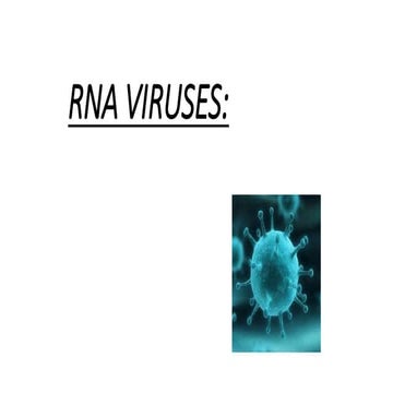 Rna viruses (1) | PPTX