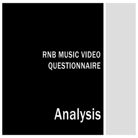 RnB music video questionnaire analysis | PPT