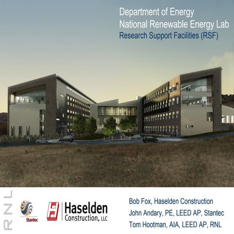 Zero Energy Building for NREL | PPT