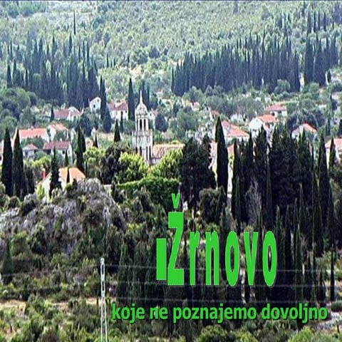 Projekt Žrnovo Esej | DOC