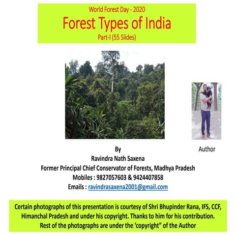RNS Forests Types of india 21.03.2020
