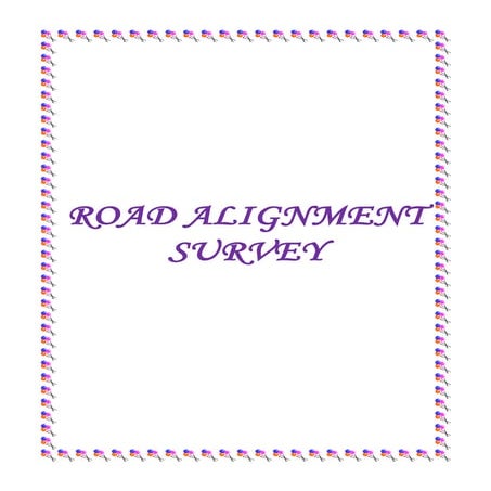 Road alignment survey 01 | DOCX