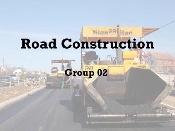 Stages Of Road Construction: Step by Step | PDF